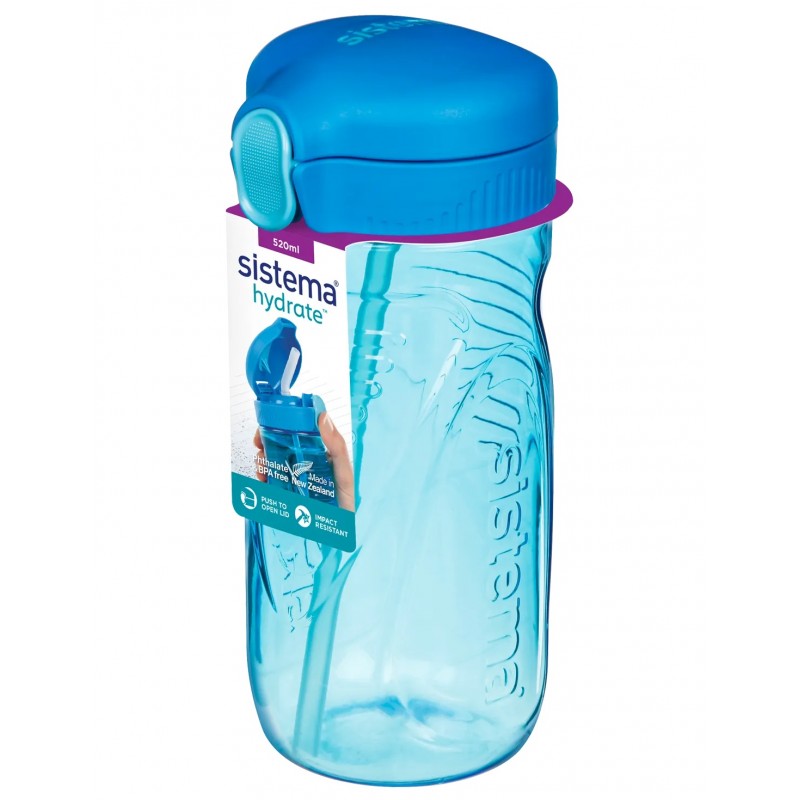 Sistema Quick Flip drikkedunk 520 ml - Blue